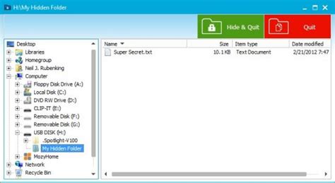 Hide Folder Ext Review PCMag Australia