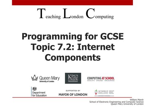programming for gcse teaching london computing