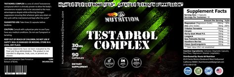 Testadrol Testosterone Complex Route 66 The Mecca Of Nutrition