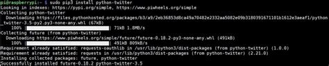 comment installer des paquets pour python sur raspberry pi