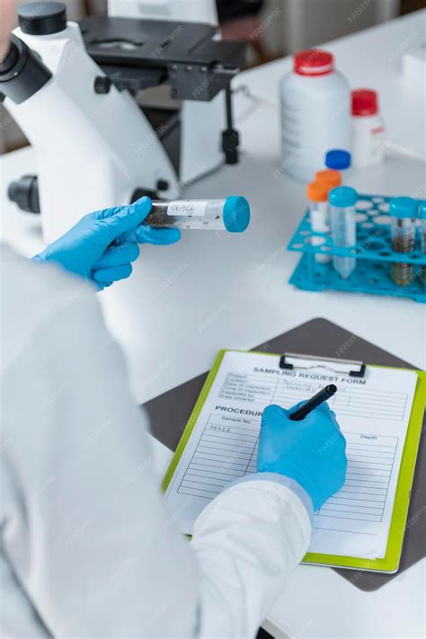 Premium Photo Sample Preparation For Pesticide Testing In Laboratory