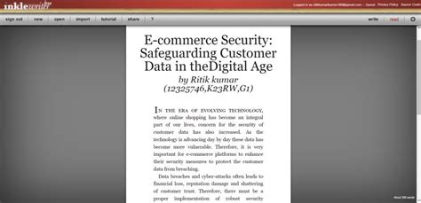 Ritik Kumar On Linkedin E Commerce Security Safeguarding Customer