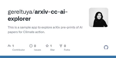 Github Gereltuyaarxiv Cc Ai Explorer This Is A Sample App To Explore Arxiv Pre Prints Of Ai