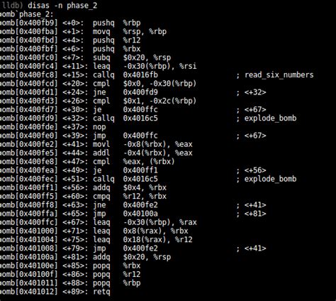 Linux How To Understand Cmpl 0x0 0x30rbp Je Stack