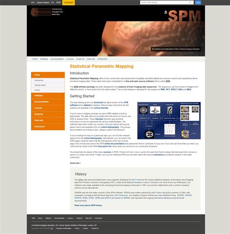 Spm Statistical Parametric Mapping Kuakua Psychology Resources