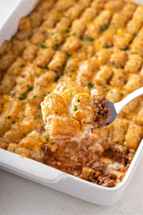 Tater Tot Casserole Chefinoz