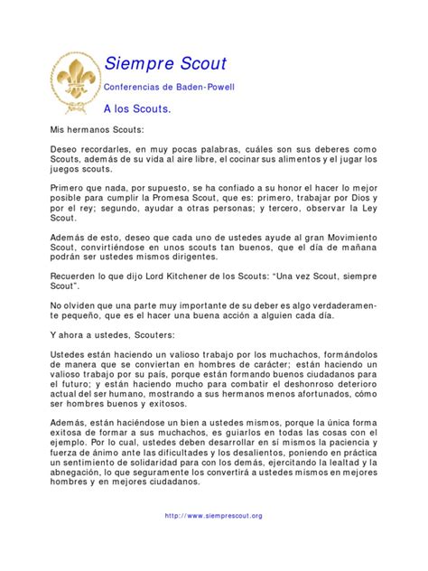 Bp A Los Scouts Pdf Exploración