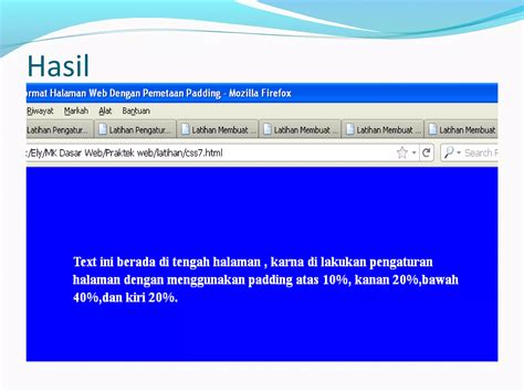 Materi Css Dasar Ppt