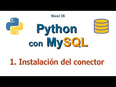 Instalar Conector MySQL Python Tutorial Paso A Paso MySQL YA