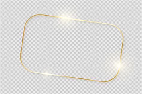 투명 한 배경에 고립 된 그림자와 골드 반짝 빛나는 빈티지 프레임 골든 럭셔리 현실적인 사각형 테두리입니다 벡터 일러스트 0명에 대한 스톡 벡터 아트 및 기타 이미지