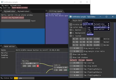 GitHub Thennequin ImWindow Window And GUI System Based On Dear ImGui From OCornut
