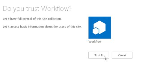 Create A Workflow With Elevated Permissions By Using The Sharepoint