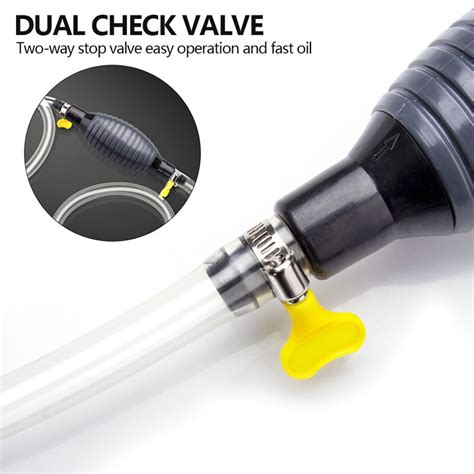 핸드 연료 펌프 자동차 연료 탱크 빨판 오일 전송 자동차 연료 펌프 가솔린 디젤 액체 수동 펌프 사이펀 연료 보호기 가스 펌프 엔진 및 엔진 부품