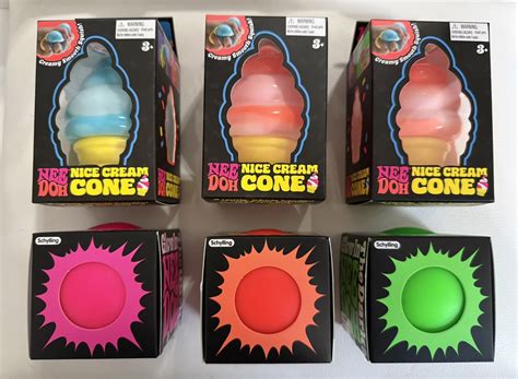 Nee Doh Needoh Nice Ice Cream Cone Needoh Groovy Jewel Nee