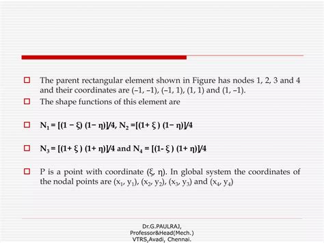 Finite Element Analysis Unit 5 Pptx Physics Science
