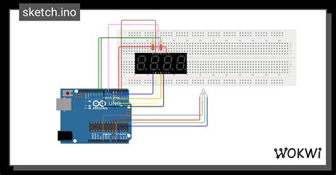 Traffic Light Sevseg RGB Wokwi ESP32 STM32 Arduino Simulator