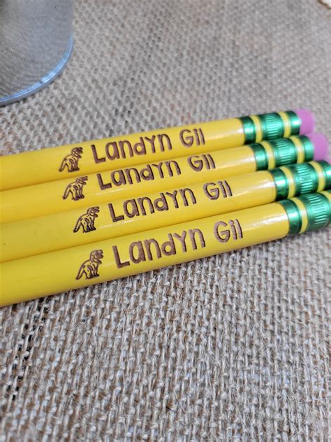 Engraved Pencils My First Pencils Ticonderoga Back To School