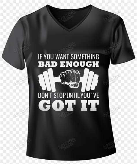 체육관 티셔츠 디자인 Png 일러스트 무료 다운로드 Lovepik