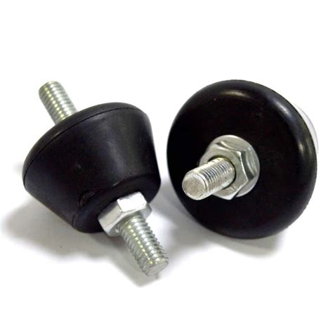 Комплект 4 бр антивибрационни тампони за външно климатично тяло Черни Emag Bg