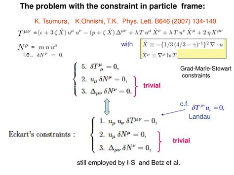Ppt Derivation Of Second Order Relativistic Fluid Dynamical Equations From Boltzmann Equation