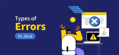 Types Of Errors In Java With Examples Geeksforgeeks