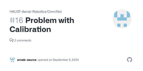 Problem With Calibration · Issue 16 · Hkust Aerial Roboticsomninxt