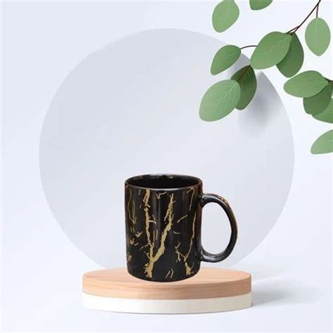 Black Printed Cermic Mug For Ting Capacity 330ml At Rs 50 Piece In Mathura
