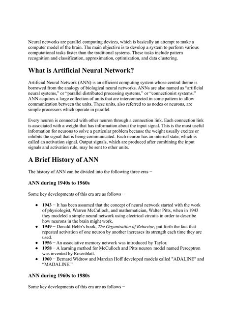 neural networks are parallel computing devices docx pdf