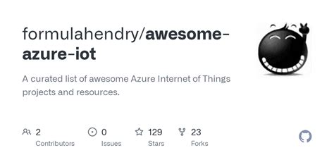Github Formulahendryawesome Azure Iot A Curated List Of Awesome