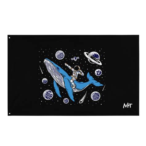 Ride A Whale Flag Myhackertech