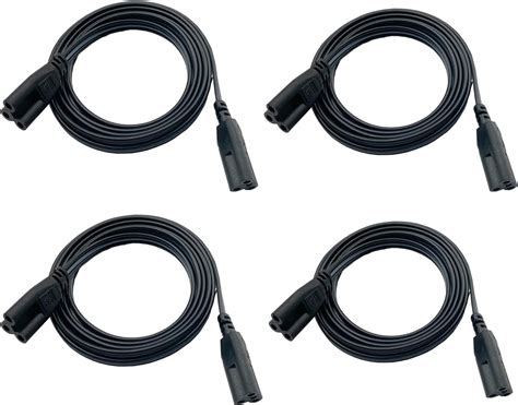 Trahoo T5 T8 Black Extension Cords 1 2m Linkable Wire Cable For Led