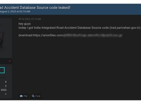 Govt S Parivahan Website S Source Code User Data Exposed On Dark Web Lokmattimes Com