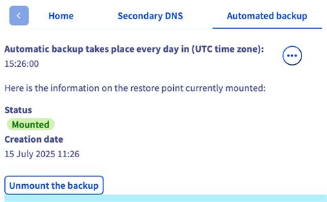 how to use automated backups on a vps support guides