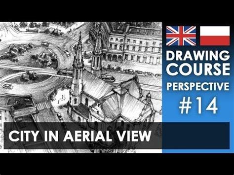 Drawing Tutorial City In Aerial View Kurs Rysunku Miasto Z Lotu
