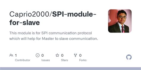 Github Caprio2000spi Module For Slave This Module Is For Spi