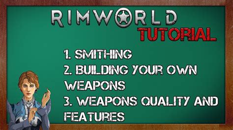 How To Build Weapons In Rimworld Tutorial Rimworld Alpha 11tutorial