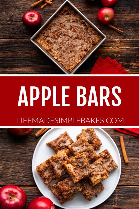 Apple Bars With Cinnamon Sugar