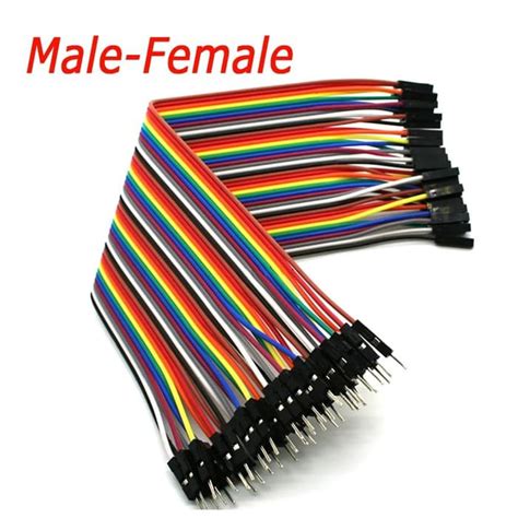 Jual Jumper Cable Male To Female Kabel Untuk Arduino 20cm Shopee