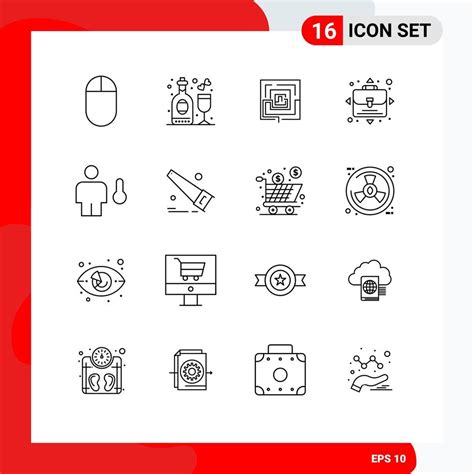 Set Of 16 Vector Outlines On Grid For Human Body Marketing Avatar Opportunity Editable Vector