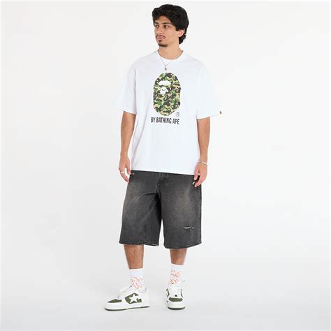 Trička A Bathing Ape Abc Dot Camo By Bathing Ape Relaxed Fit Tee White