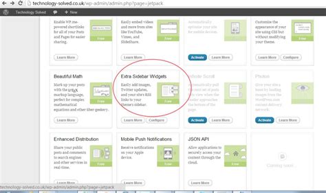 Ten Minute Tip Jetpack Extra Sidebar Widgets