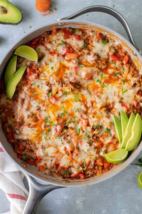 One Pot Taco Skillet [easy To Make ] The Clean Eating Couple