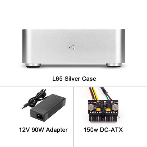 Rgeek L60 All Aluminum Chassis Computer Case Mini Desktop Mainframe Psu Htpc Mini Itx Diy Pc