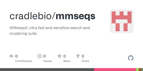 Github Cradlebiommseqs Mmseqs2 Ultra Fast And Sensitive Search And Clustering Suite