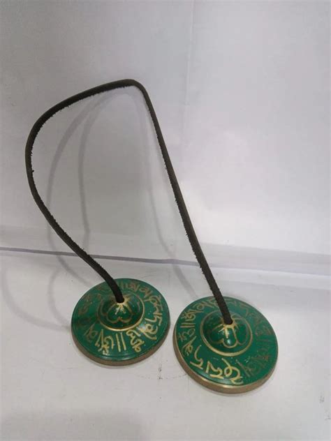 320g Brass Green Manjira At ₹ 300 Piece Brass Manjira In Moradabad