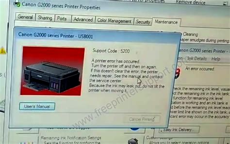 Fixed Fix Canon Printer Error Code 5200 Easy Solution