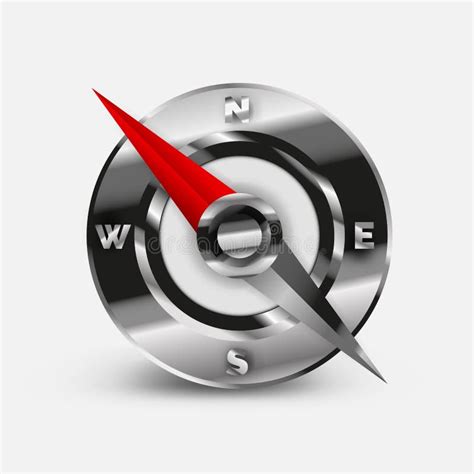 Vector Realistic Compass Stock Vector Illustration Of Concept 94613257