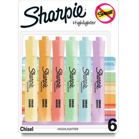 Sharpie Smearguard Tank Style Highlighters