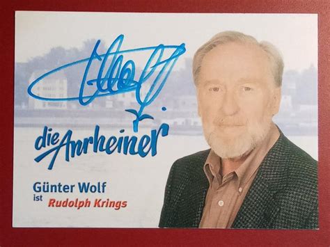 Günter Wolf 1930 2014 Autogramm Fotopostkarte 10x15cm Kaufen Auf Ricardo