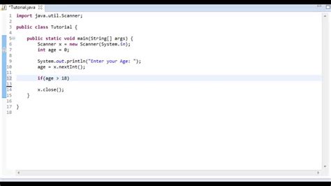 java programming tutorial 9 if statements youtube
